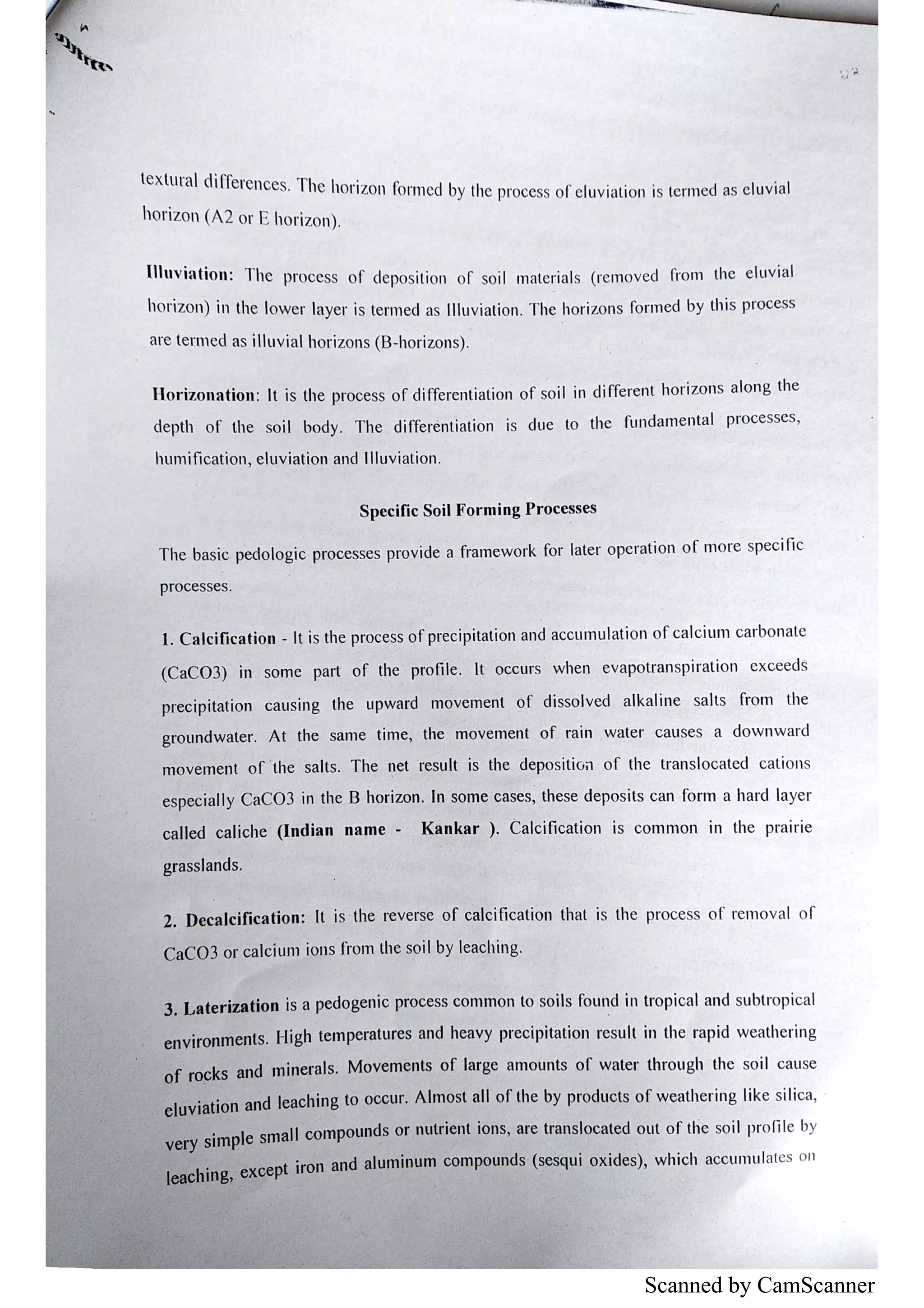 Geology & soil notes | PDF