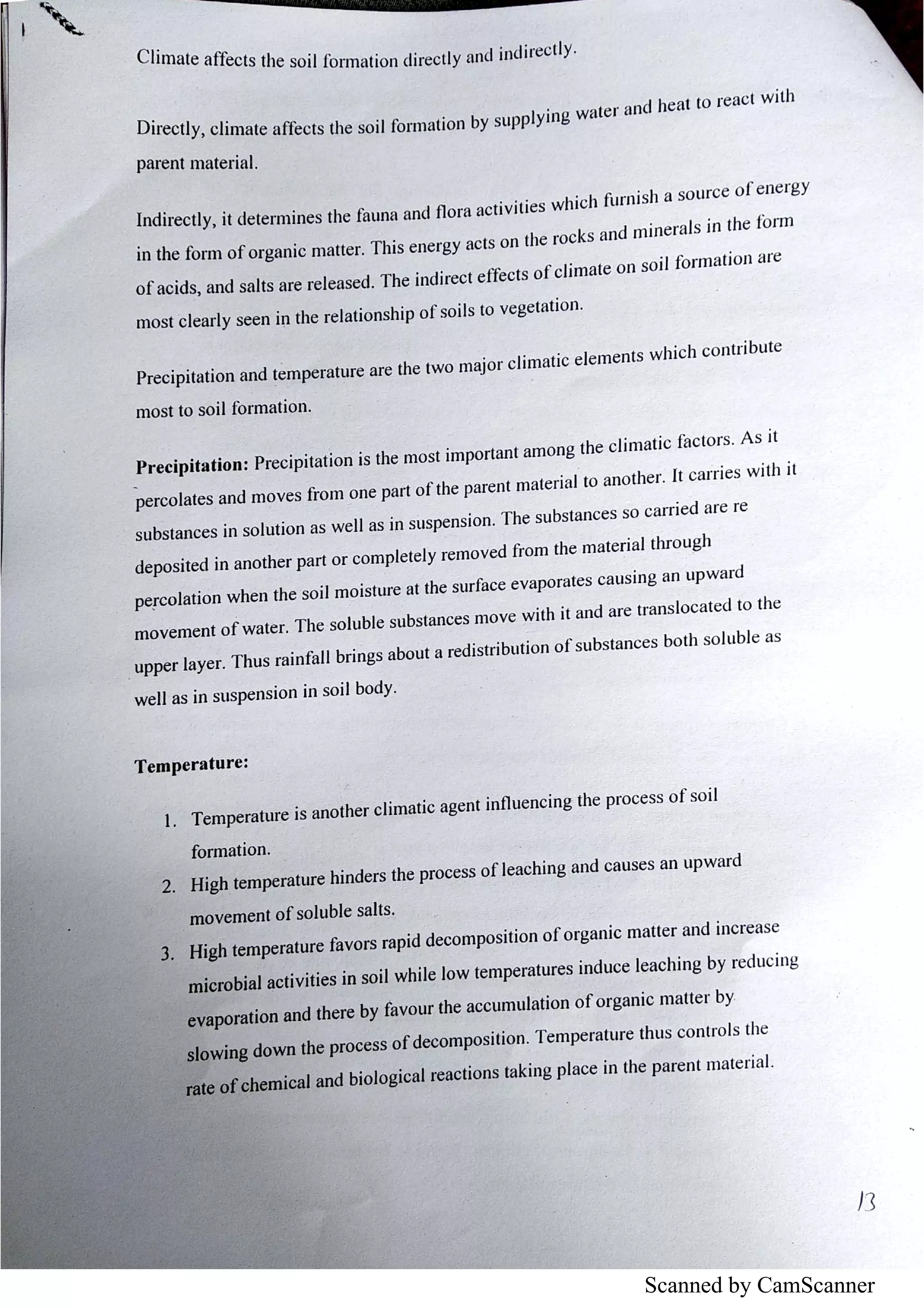 Geology & soil notes | PDF