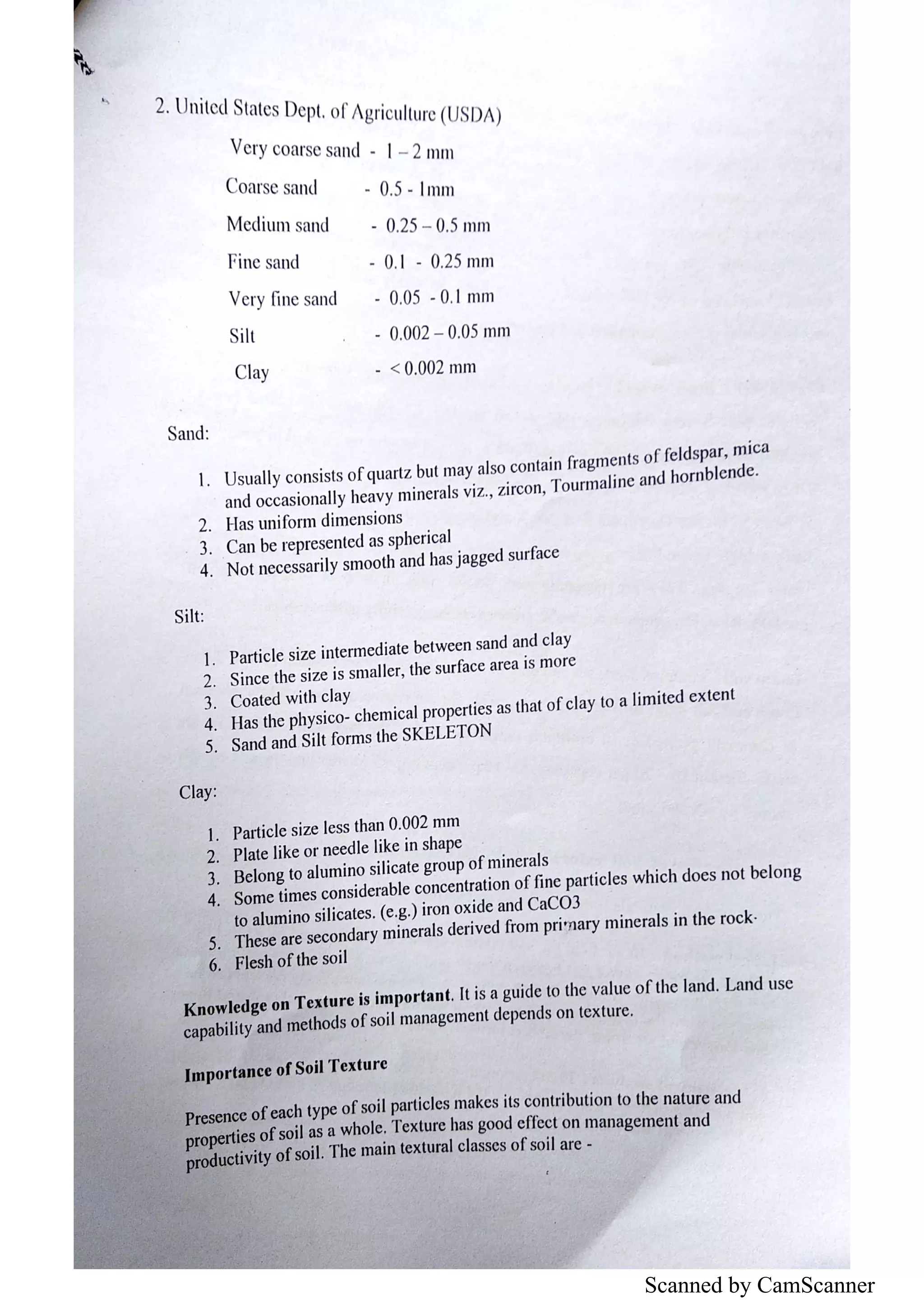 Geology & soil notes | PDF