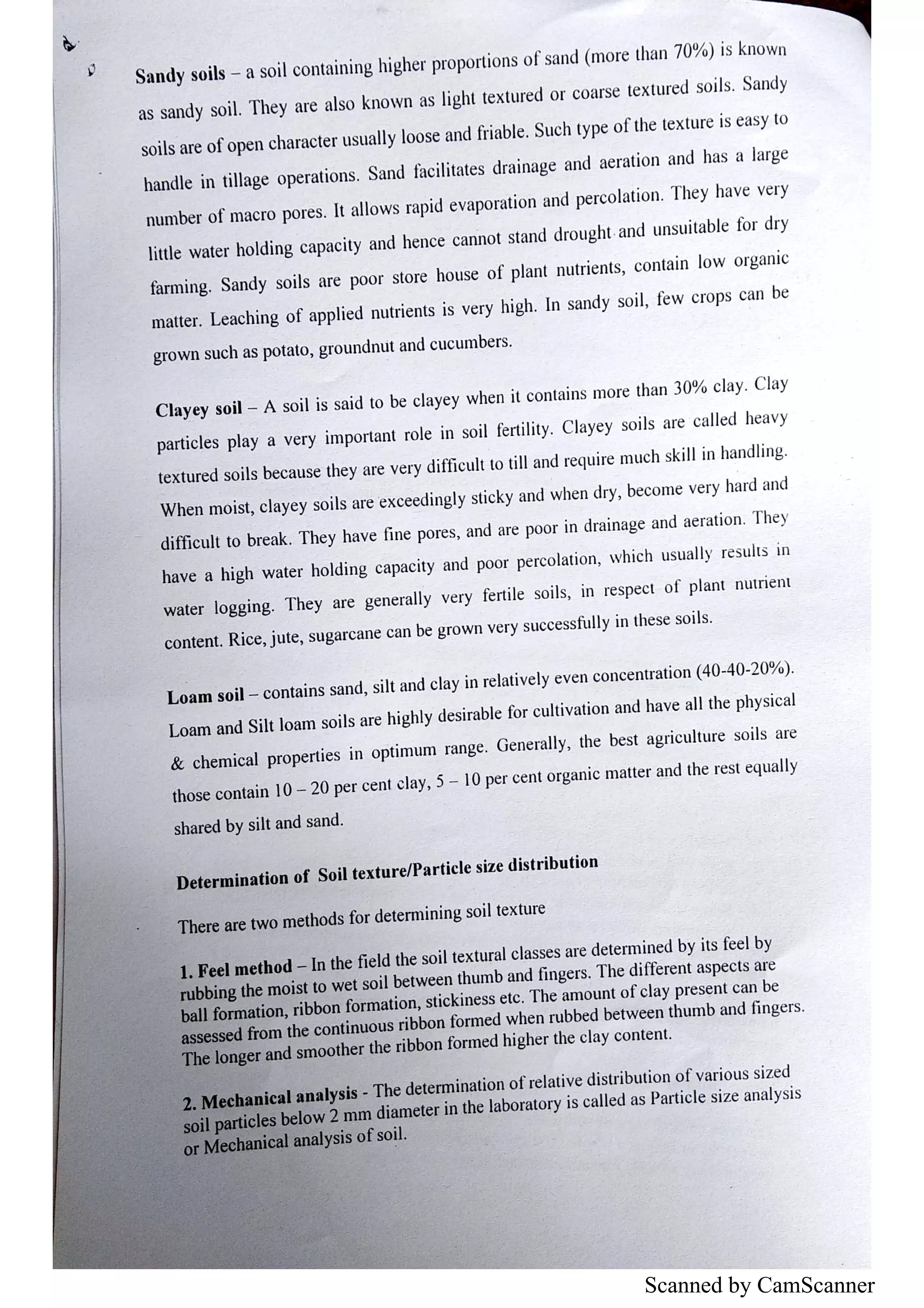 Geology & soil notes | PDF