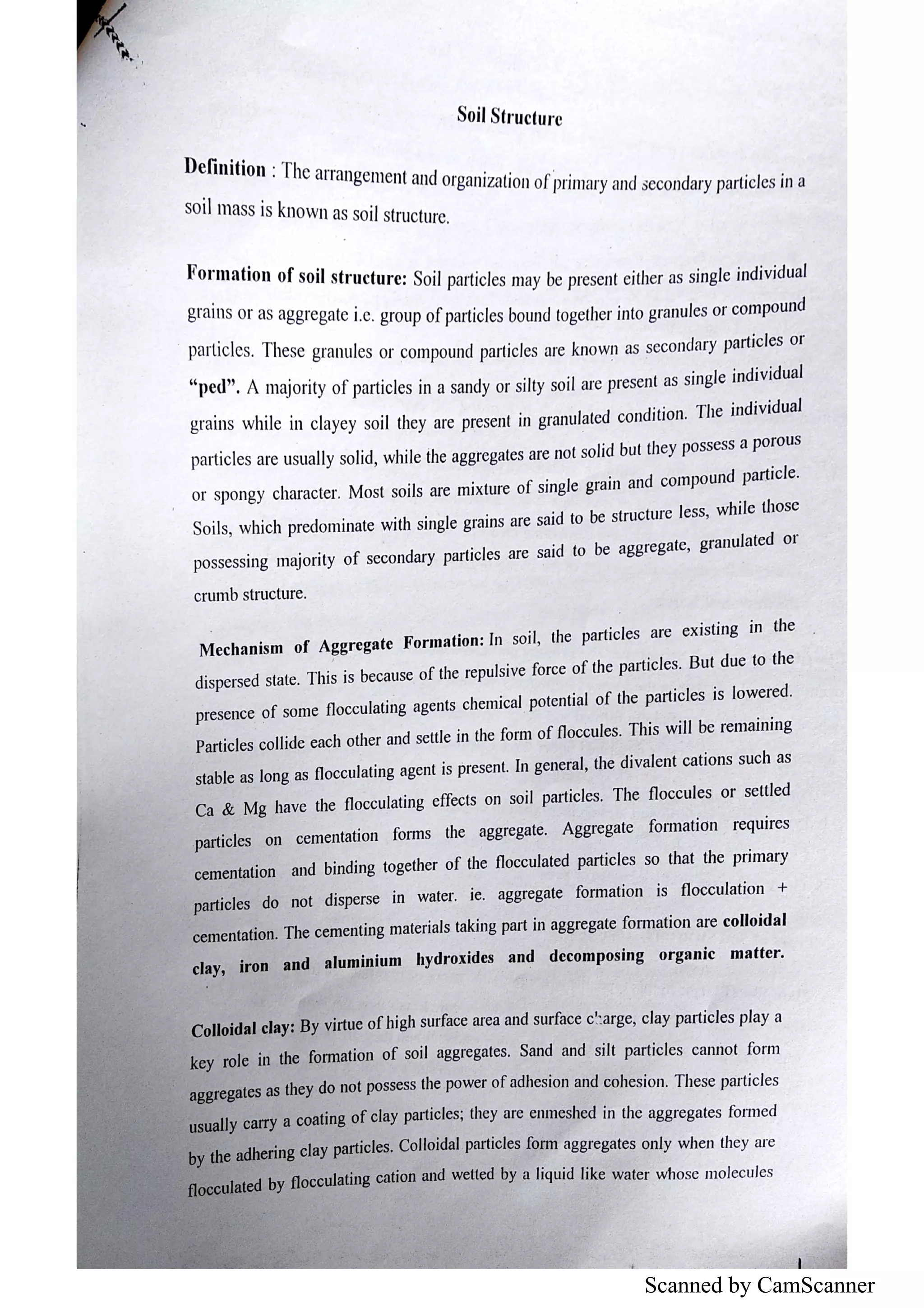 Geology & soil notes | PDF