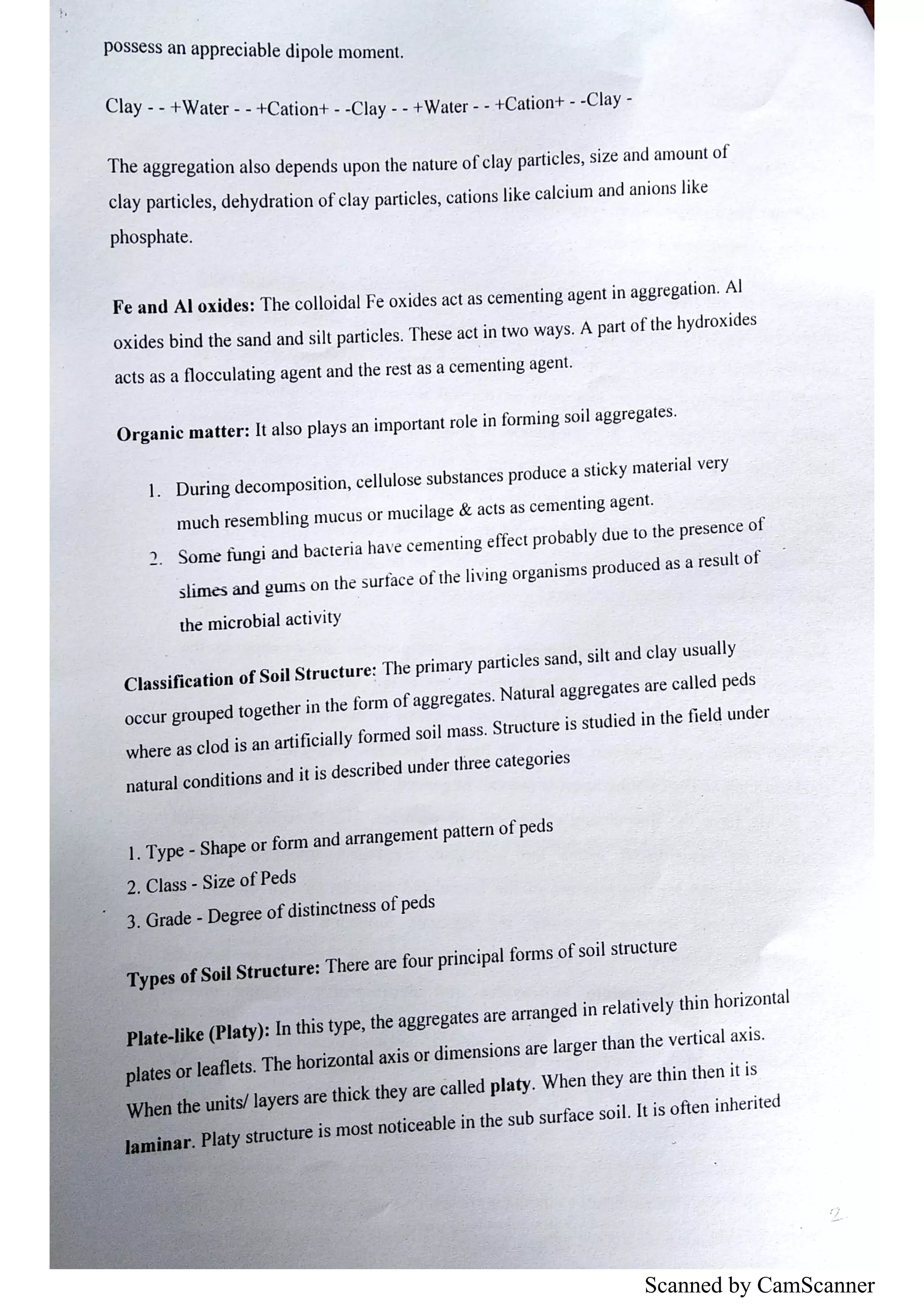 Geology & soil notes | PDF