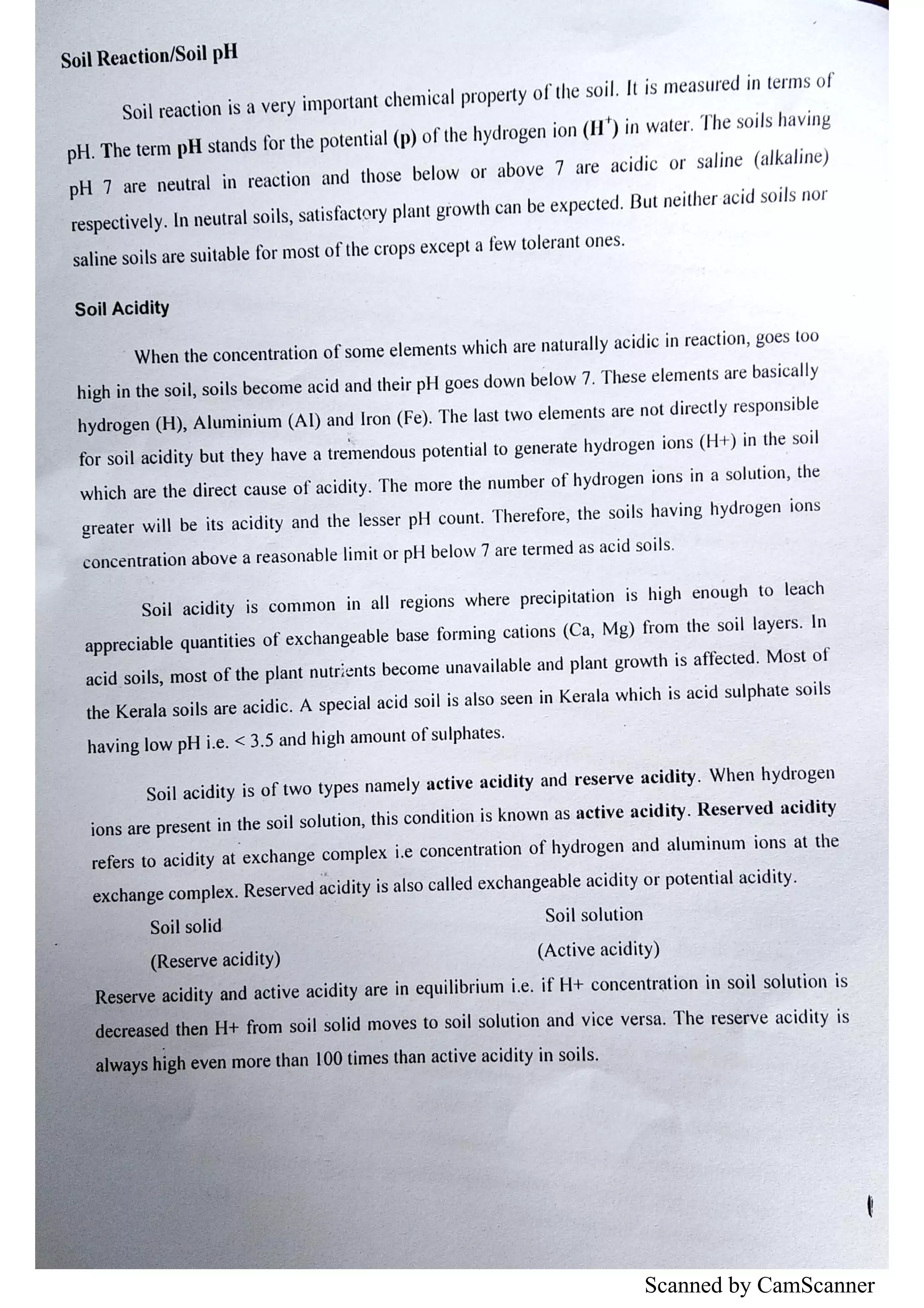 Geology & soil notes | PDF