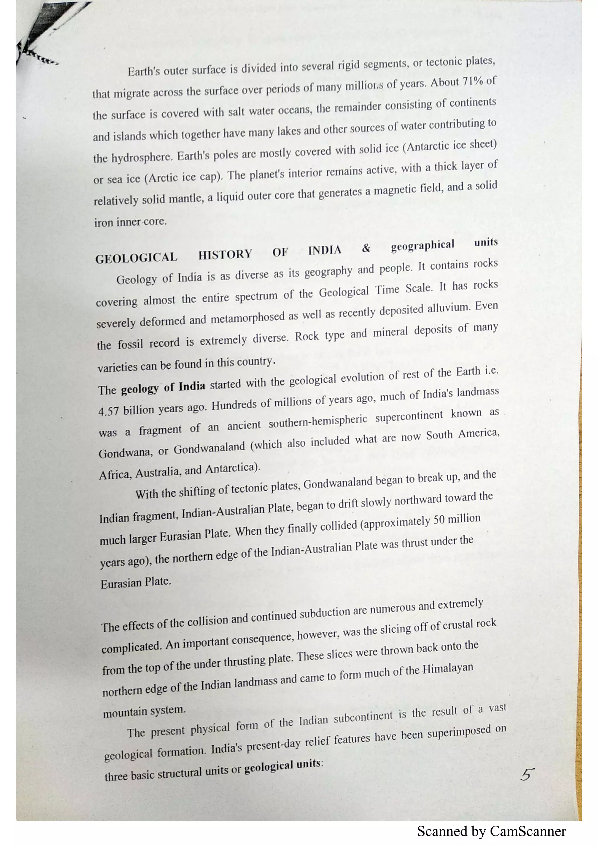 Geology & soil notes | PDF