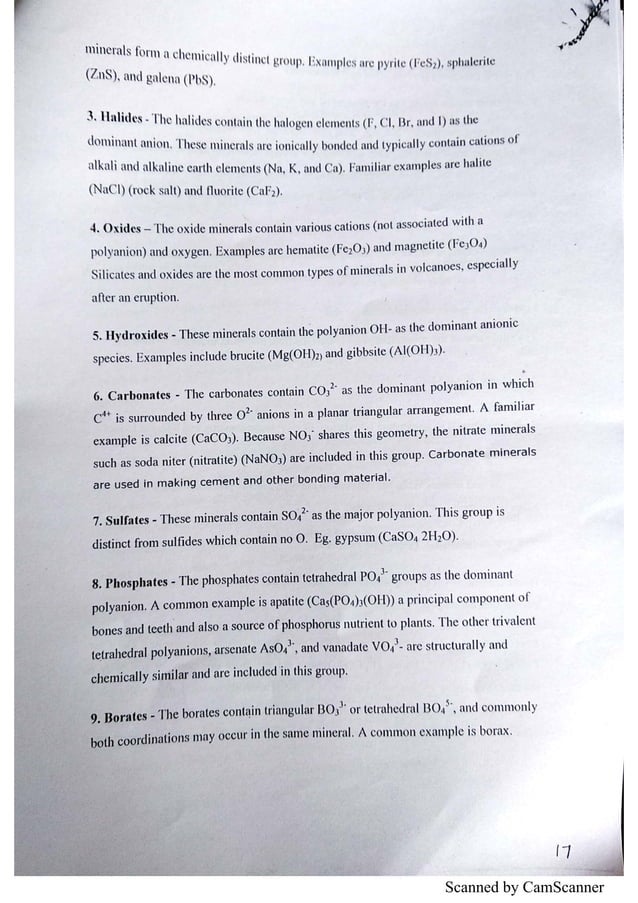 Geology & soil notes | PDF