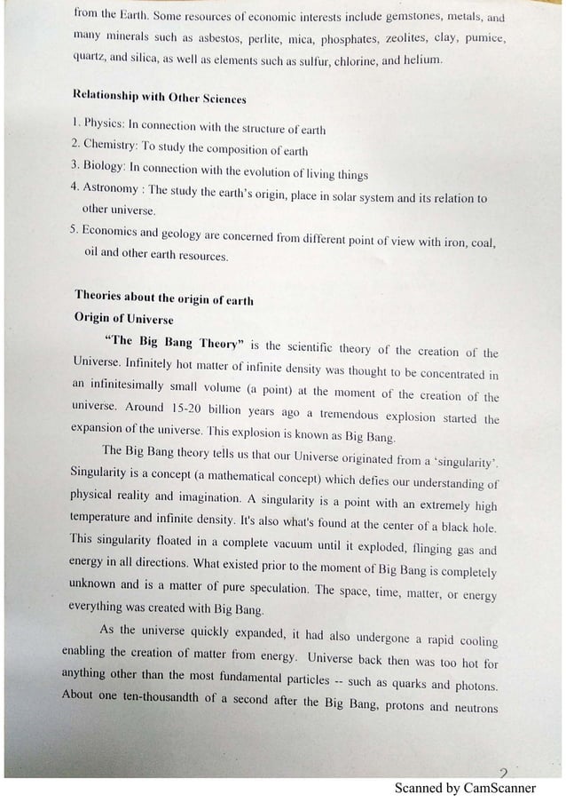 Geology & soil notes | PDF