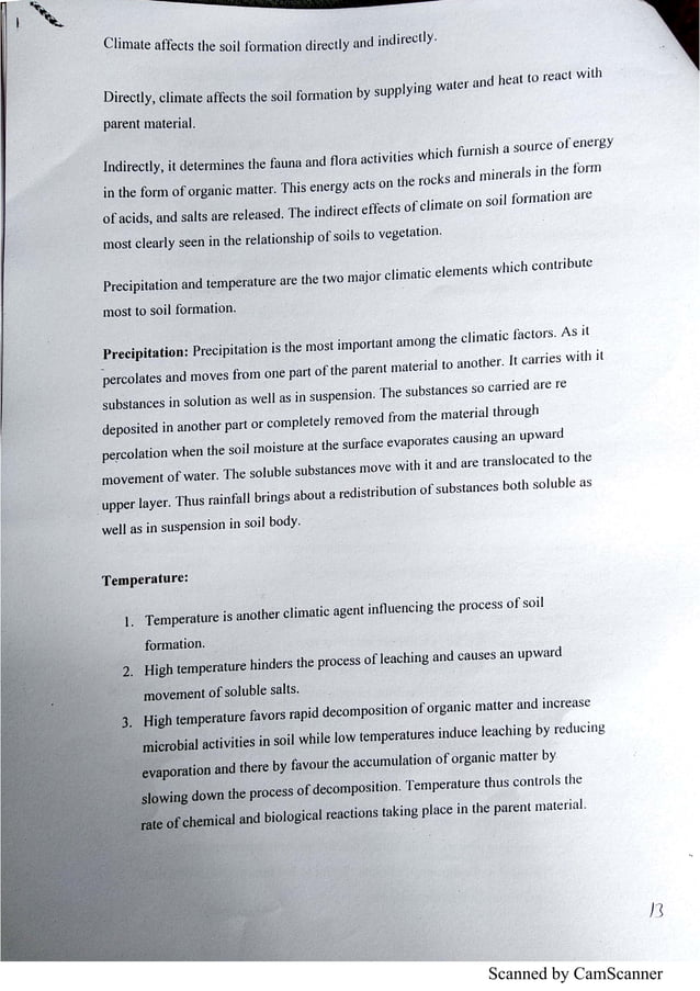 Geology & soil notes | PDF