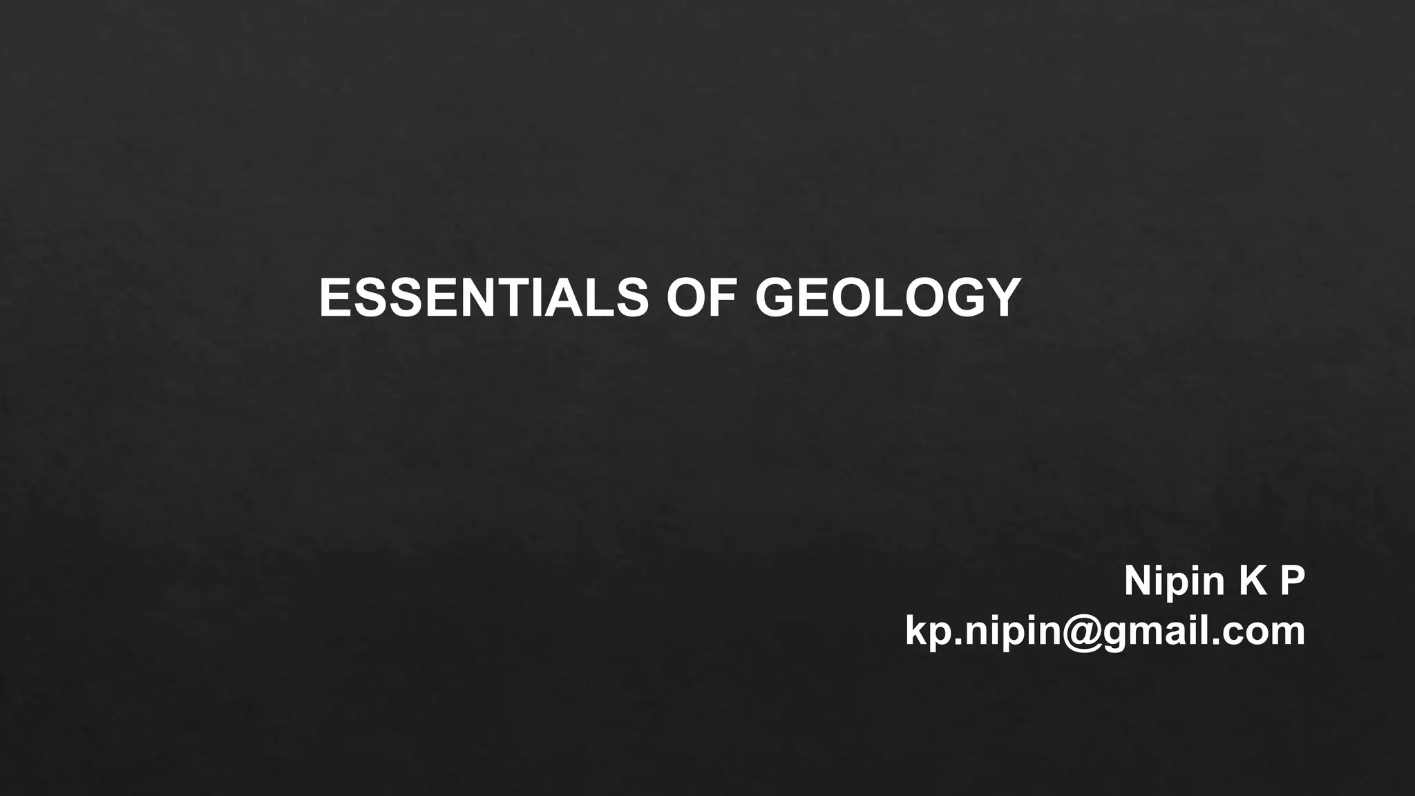 Geology - definition, scope and branches | PPT