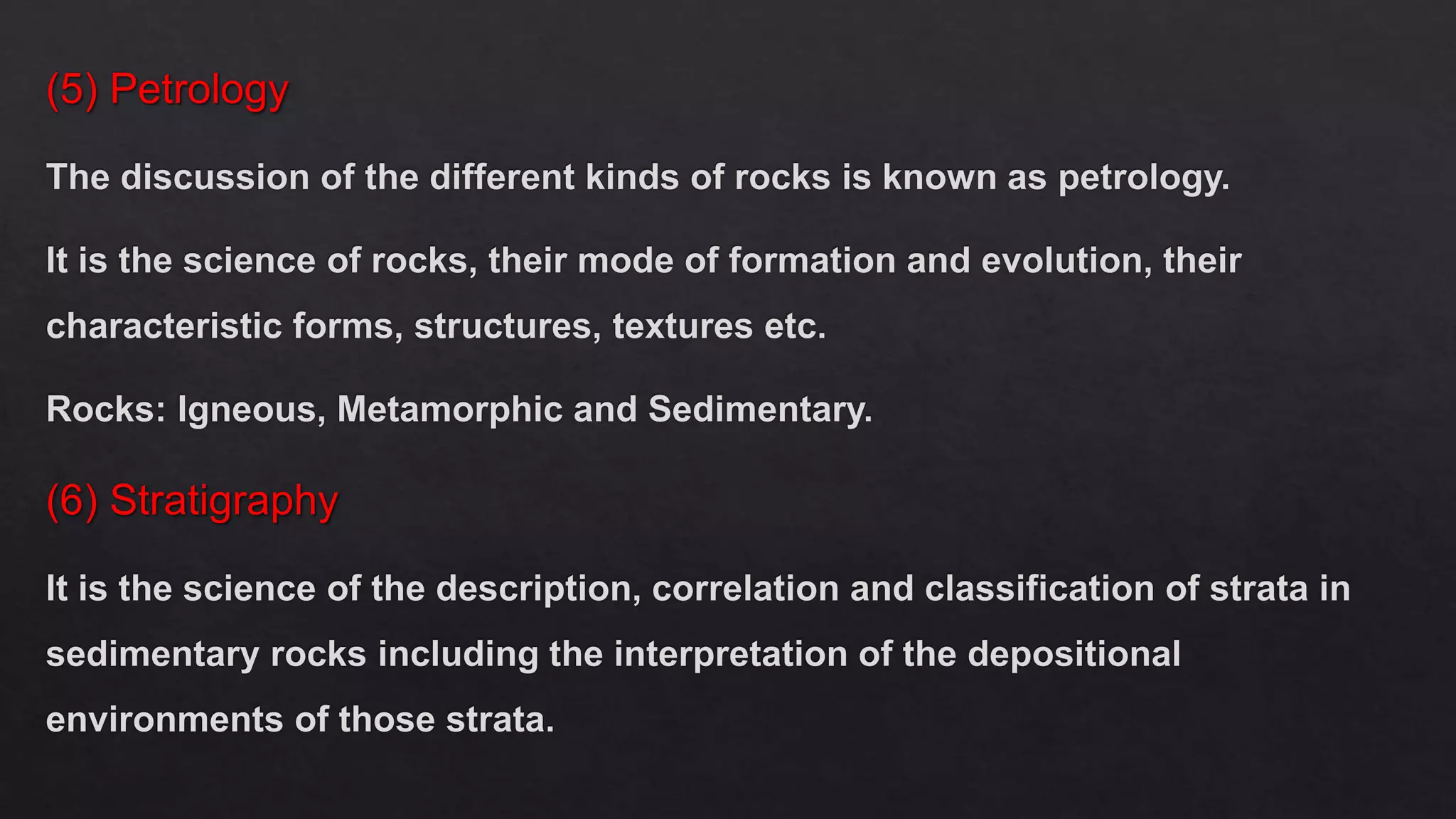 Geology - definition, scope and branches | PPT