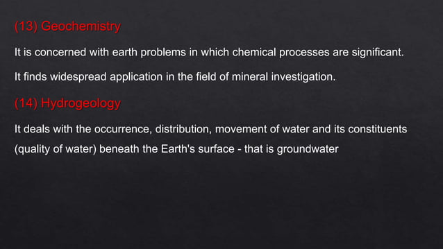 Geology - definition, scope and branches | PPT