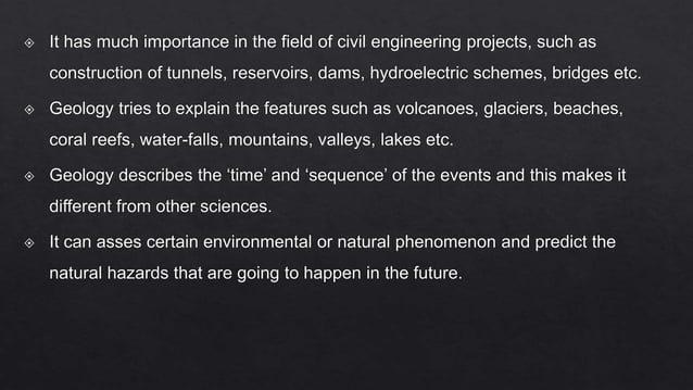 Geology - definition, scope and branches | PPT