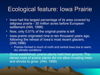 Geology, ecology, and resources of iowa (1) | PPT