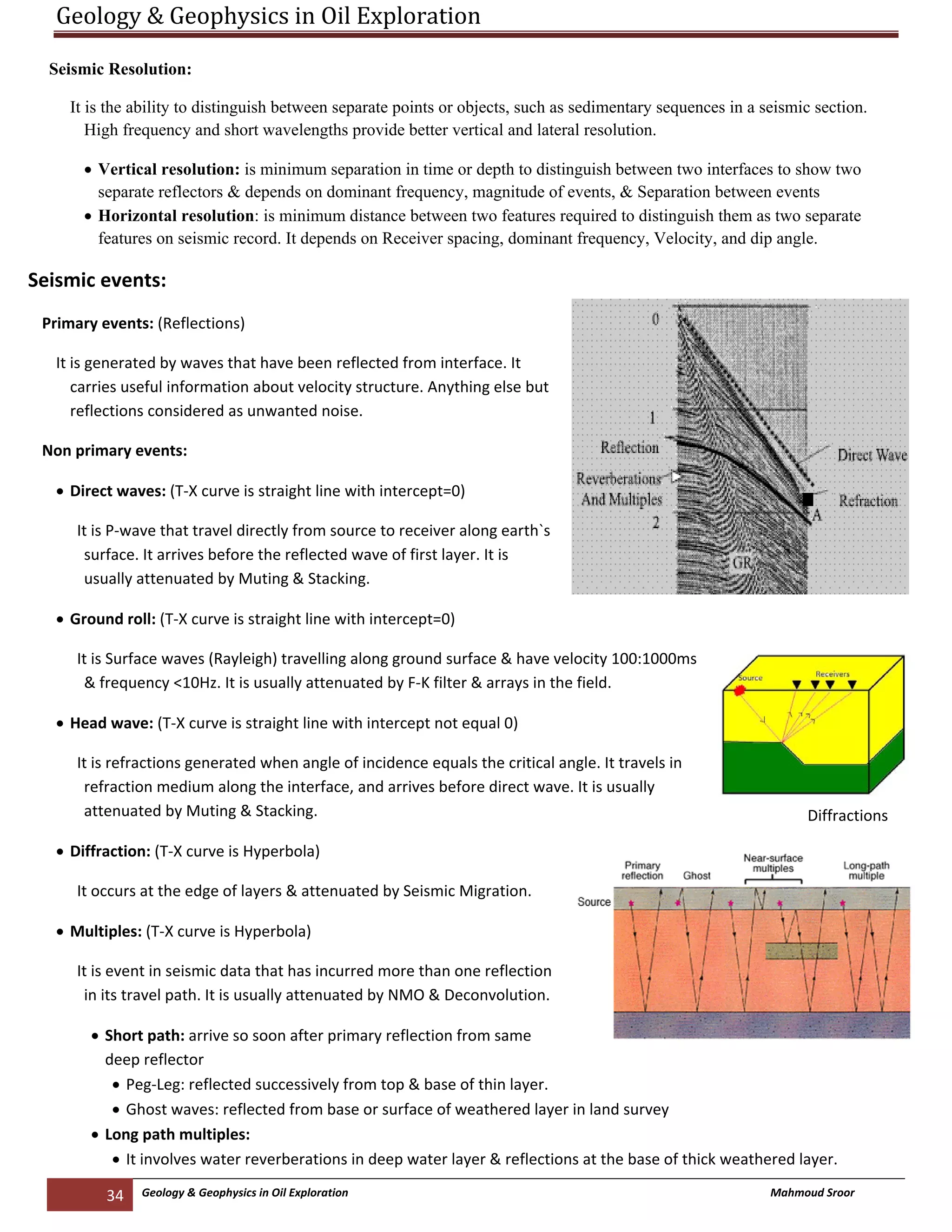 Geology & geophysics in oil exploration | PDF