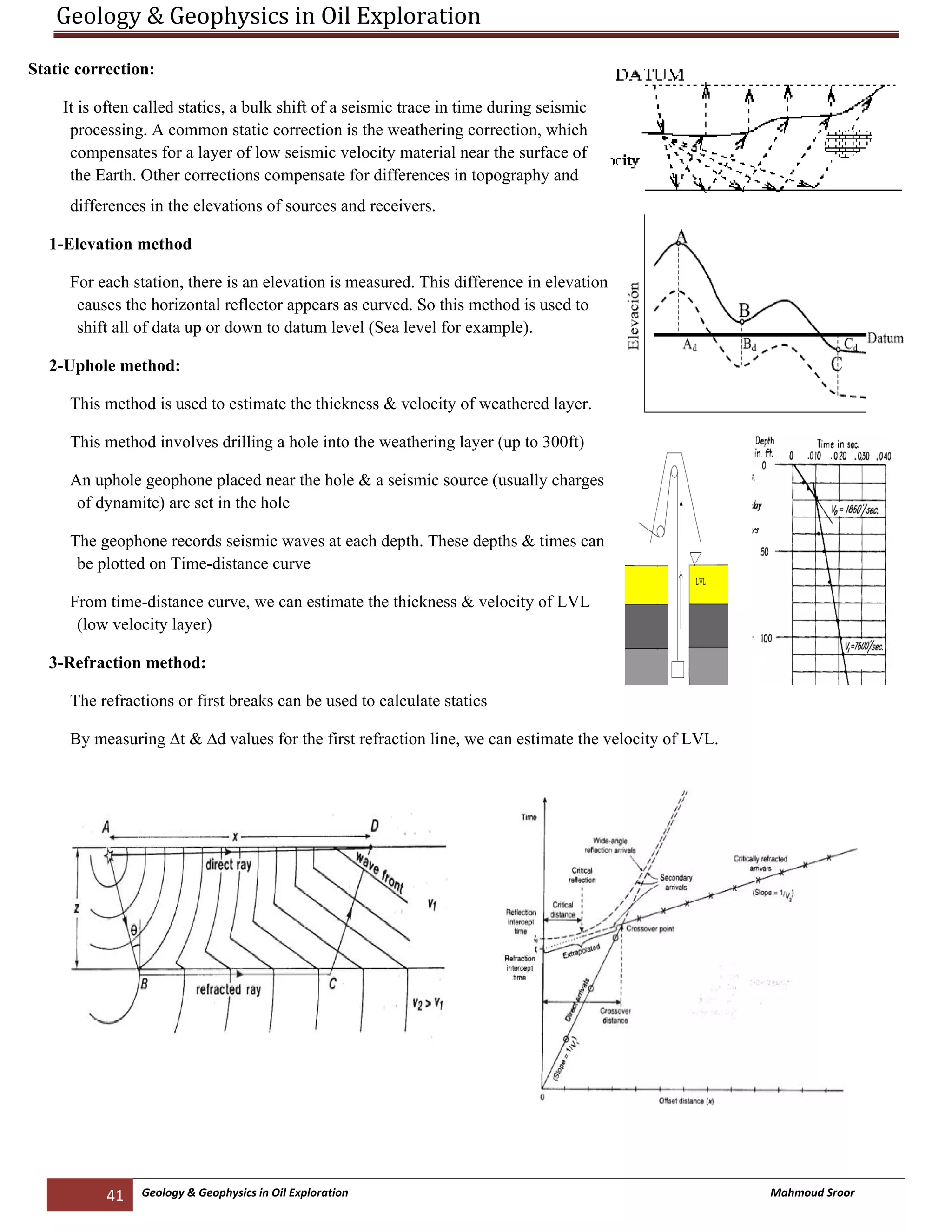 Geology & geophysics in oil exploration | PDF