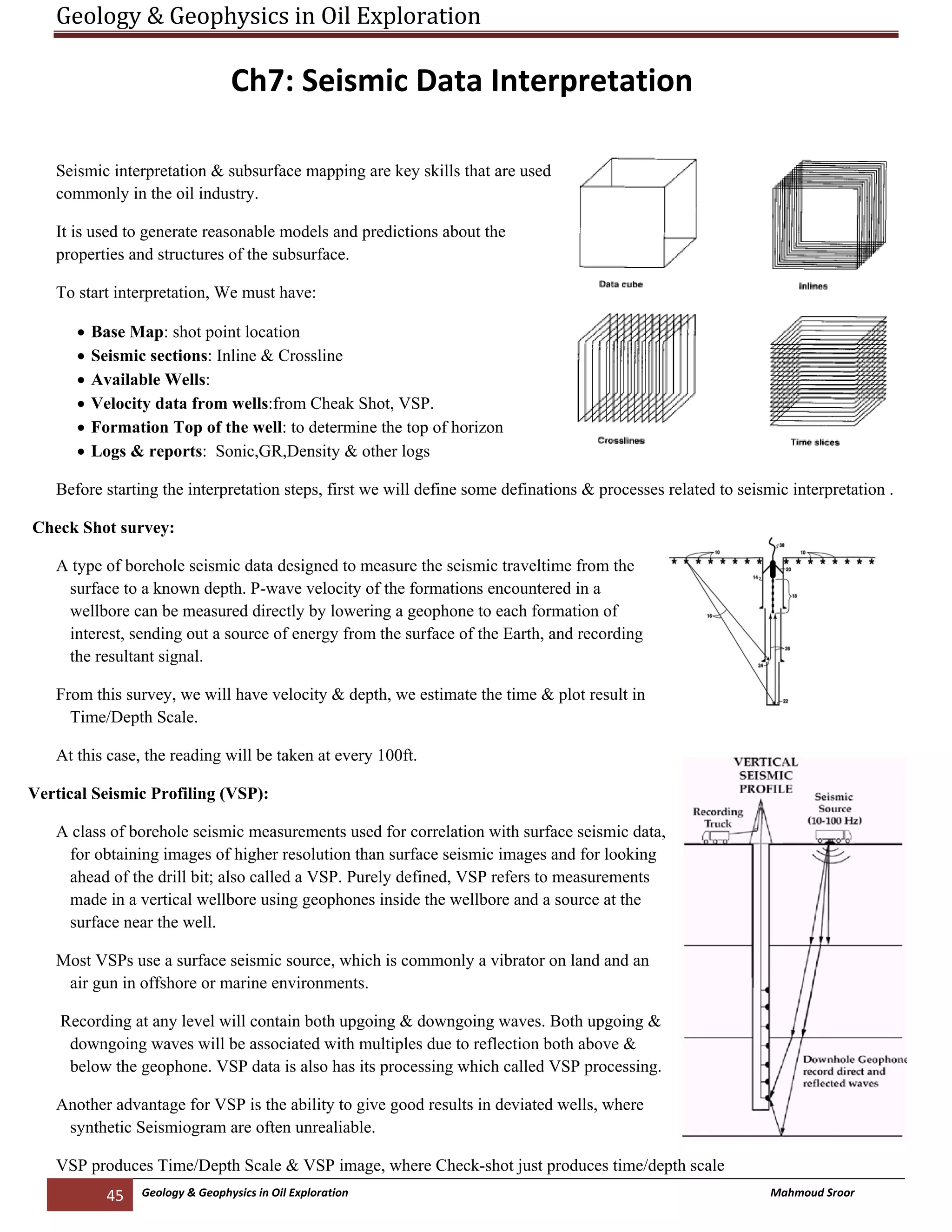 Geology & geophysics in oil exploration | PDF