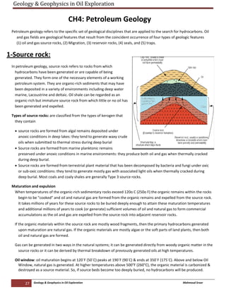 Geology & geophysics in oil exploration | PDF