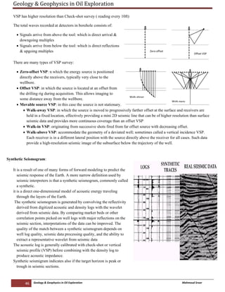 Geology & geophysics in oil exploration | PDF