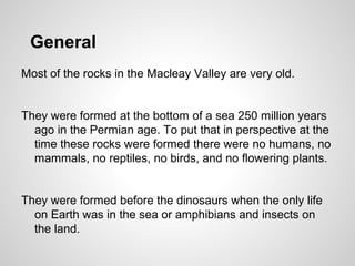 Geology in the Macleay valley | PPT