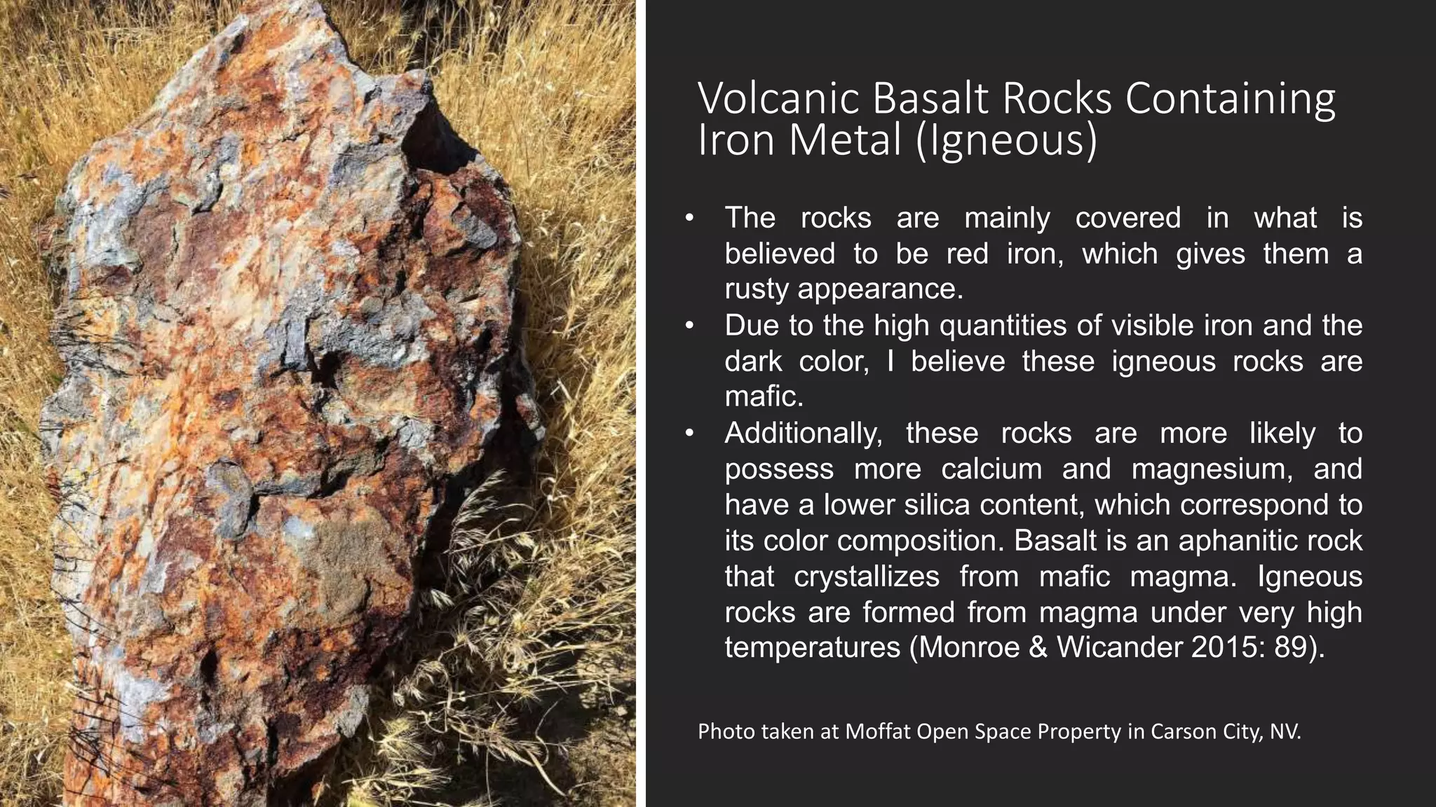 Historical Geology: Western Nevada Region | PPTX