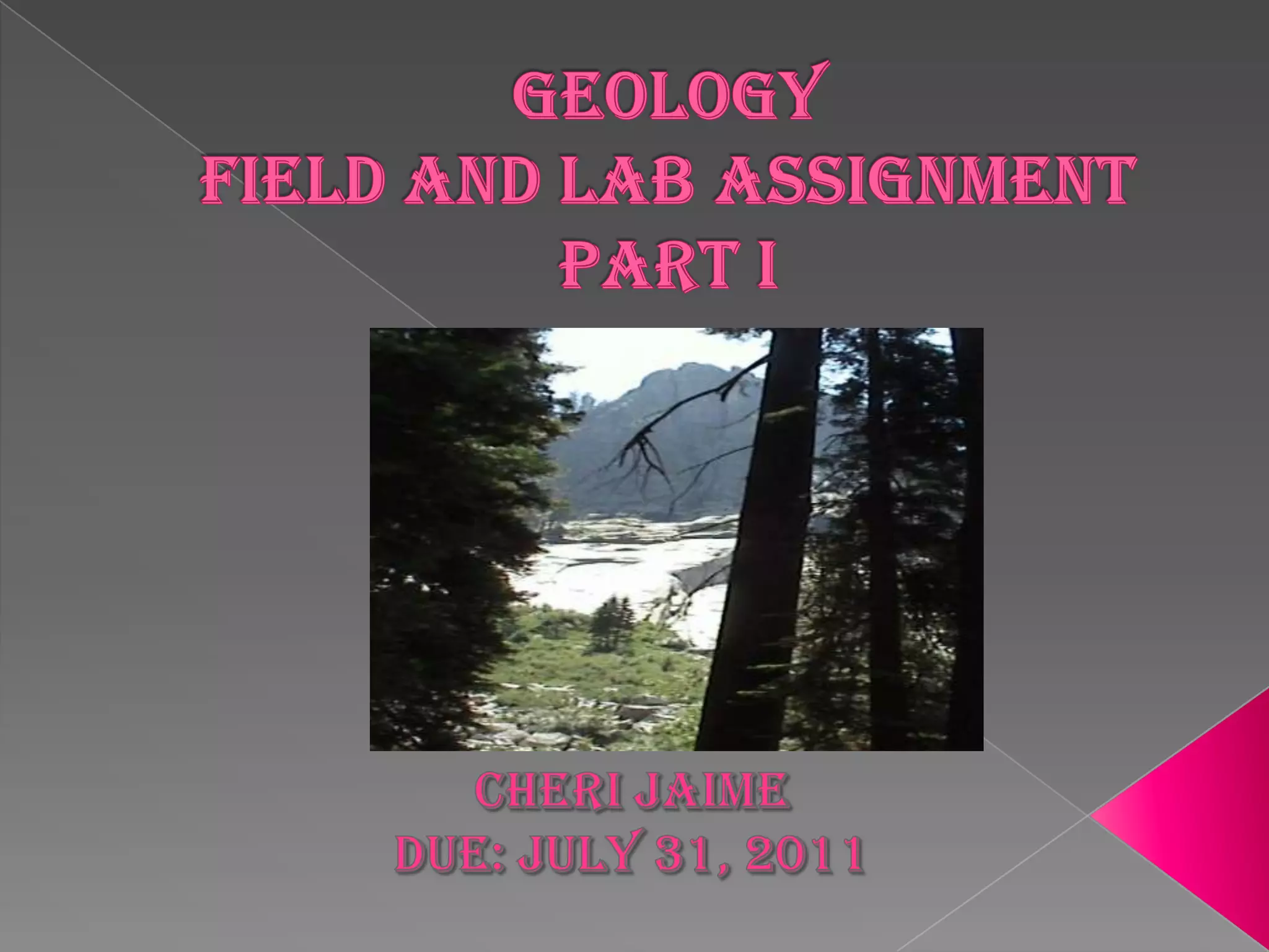 Geology lab pt 1 | PPT
