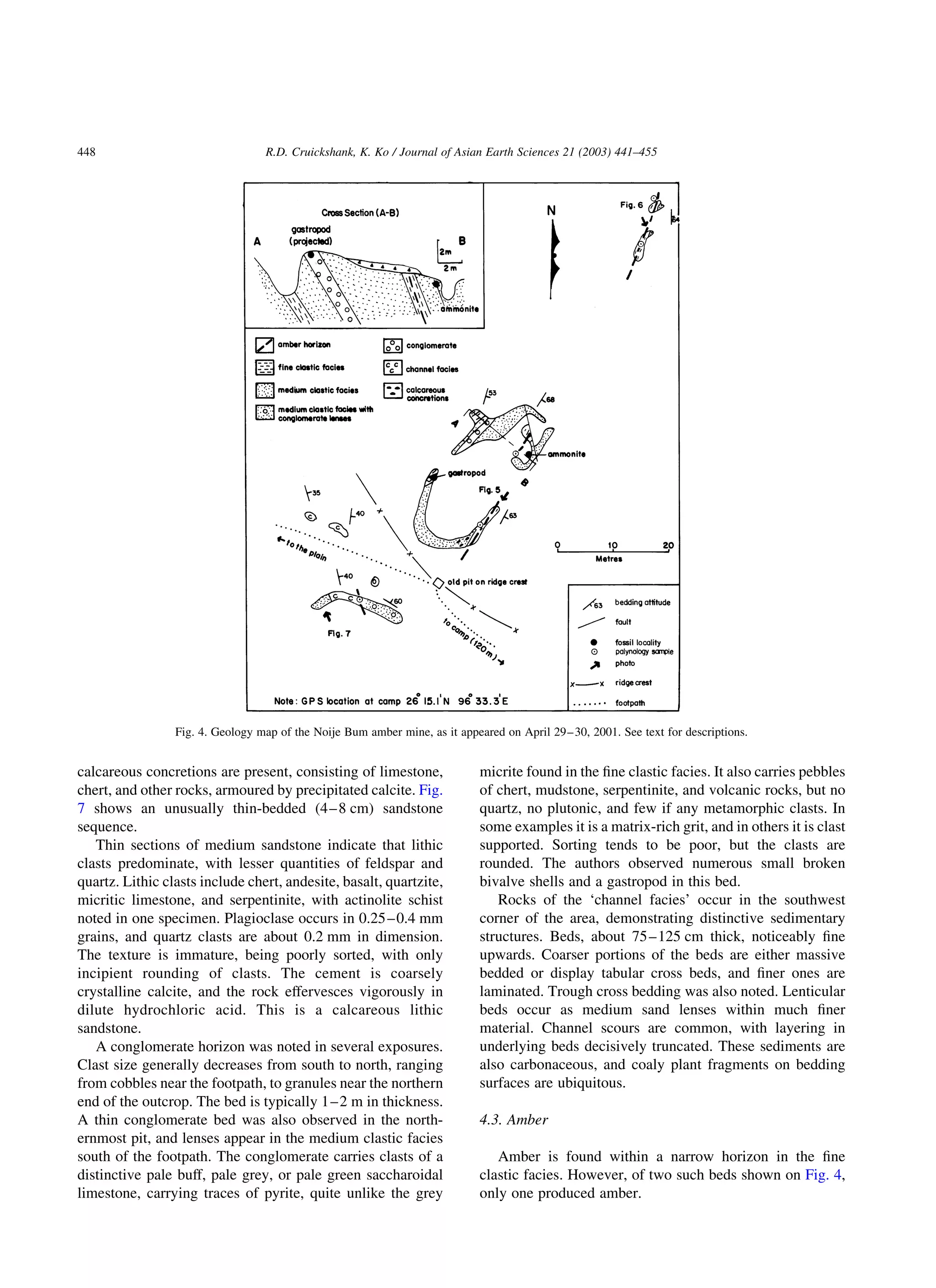 Geology of an amber locality in the hukawng valley northern myanmar | PDF