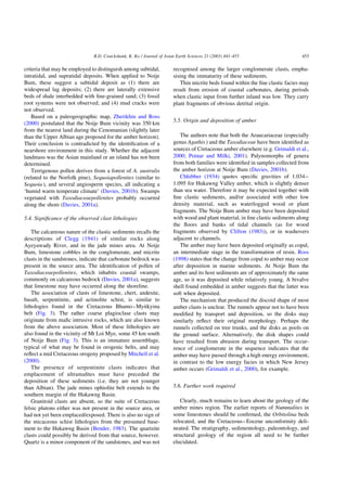 Geology of an amber locality in the hukawng valley northern myanmar | PDF