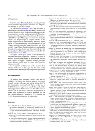Geology of an amber locality in the hukawng valley northern myanmar | PDF