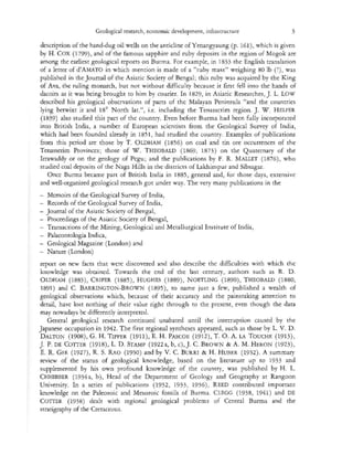 Geology of Burma (F.Bender,1983) | PDF