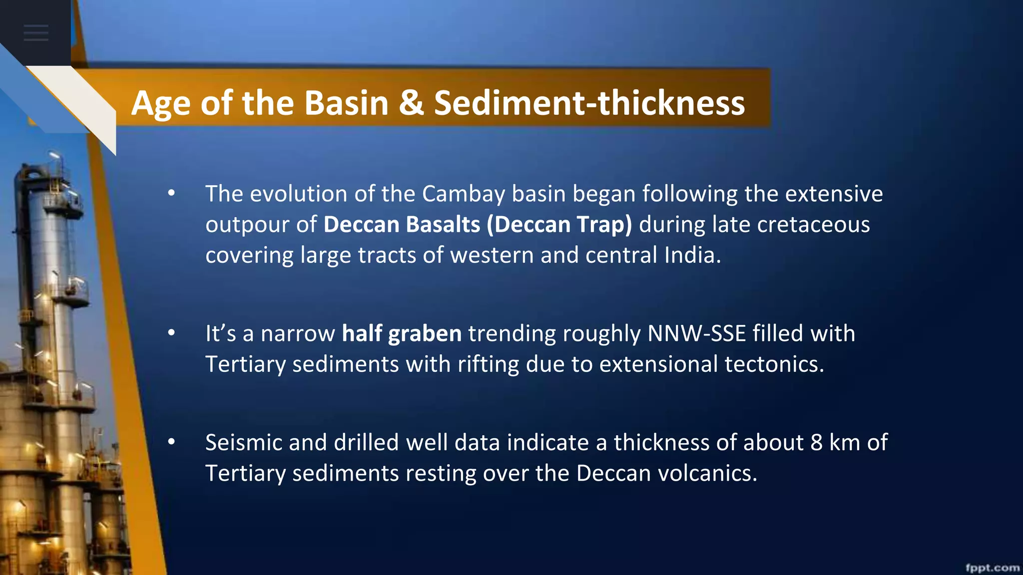 Geology of cambay basin | PPTX