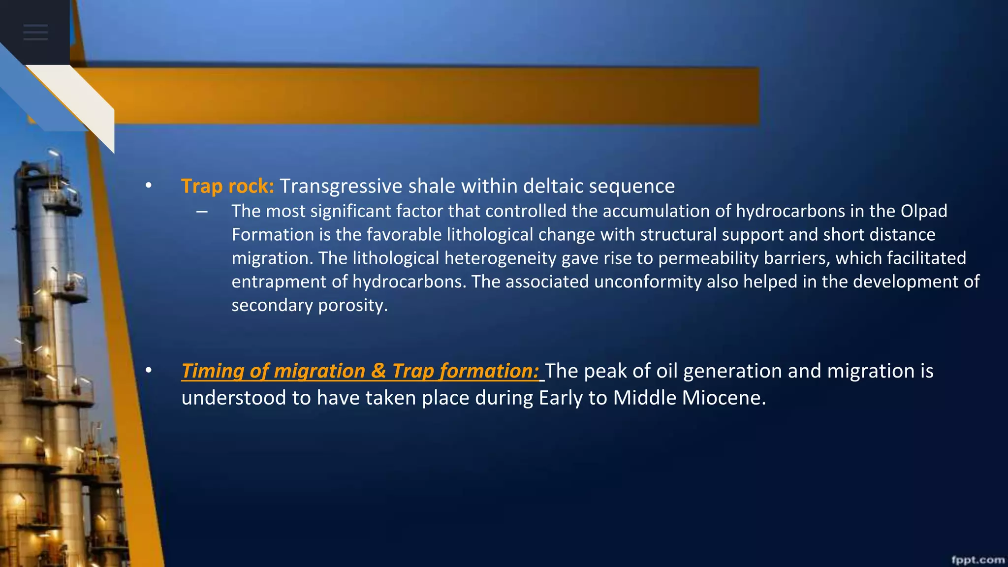 Geology of cambay basin | PPTX