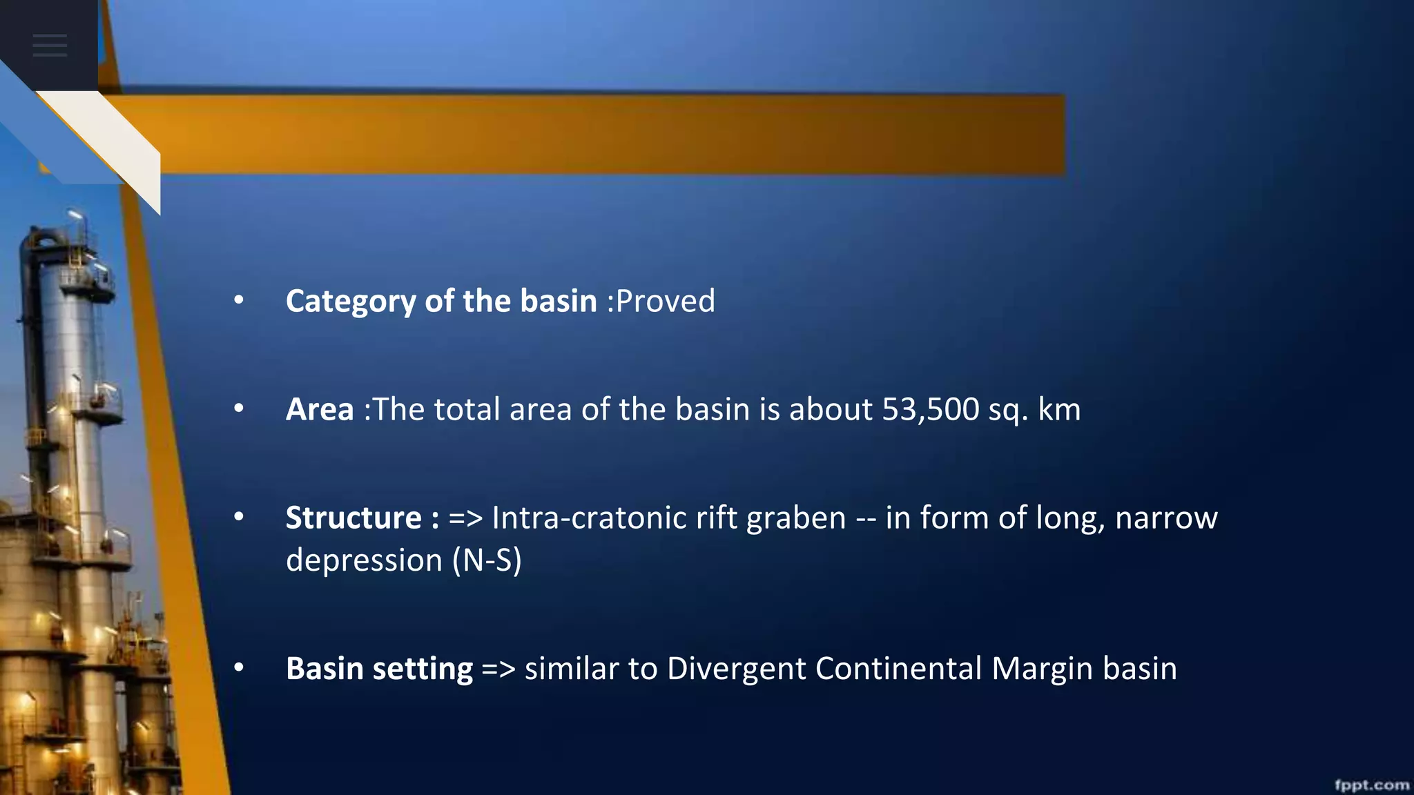 Geology of cambay basin | PPTX