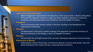 Geology of cambay basin | PPTX