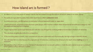 Geology of Island arc | PPTX