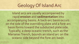 Geology of Island arc | PPTX