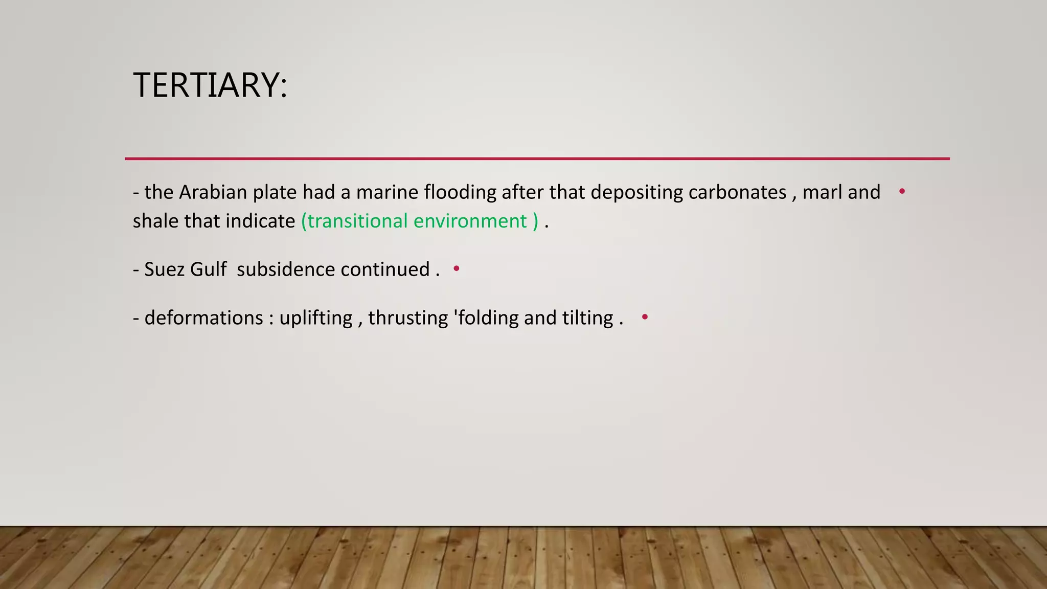 Geology of ksa presentation | PPTX
