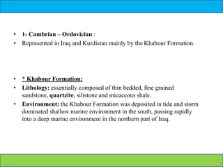 Geology of kurdistan | PPTX