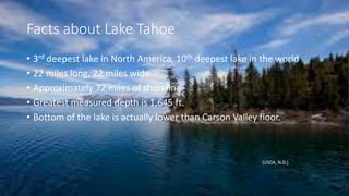 Geology of lake tahoe | PPTX