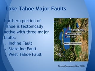 Geology of Lake Tahoe 2012, | PDF