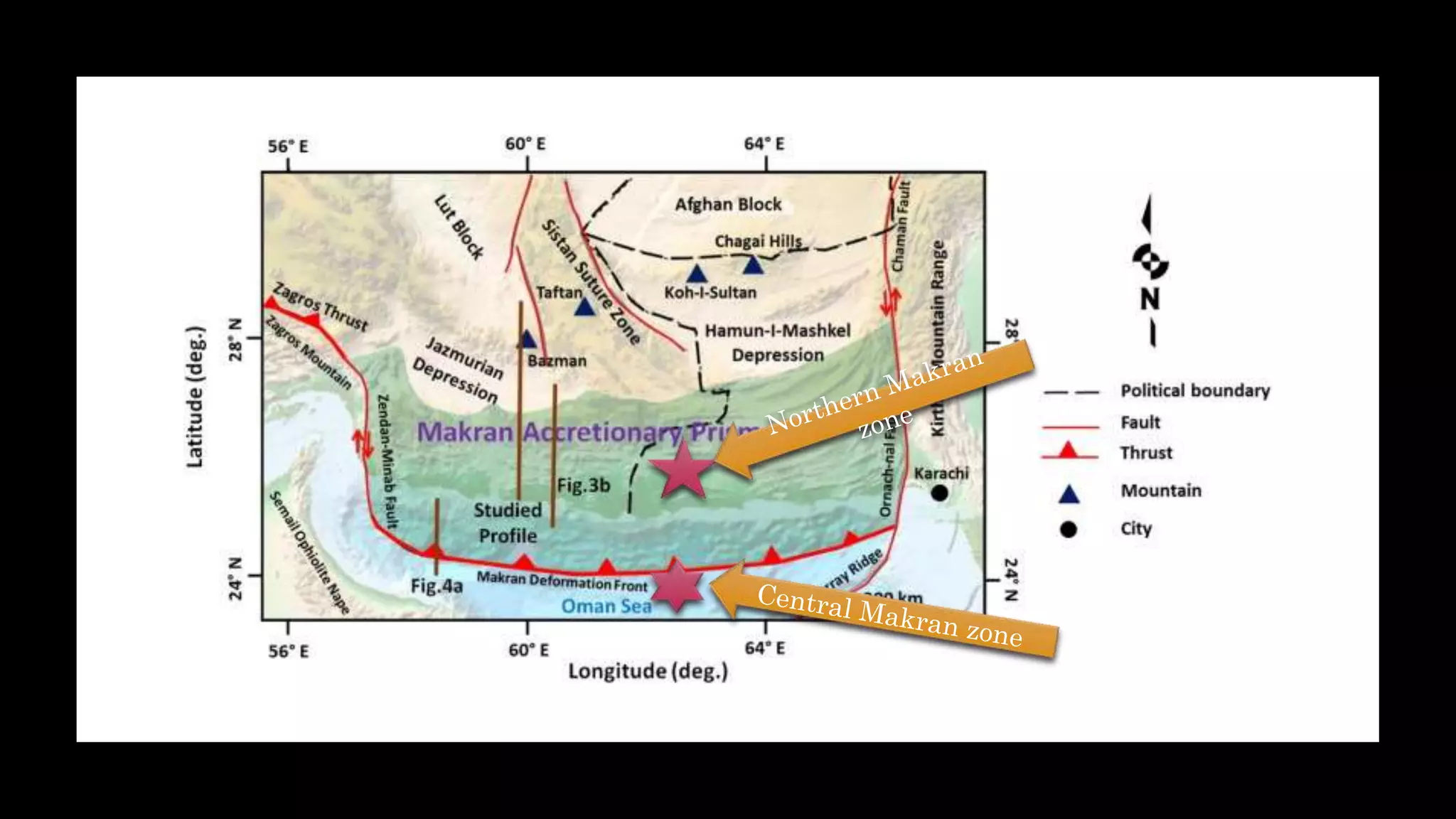 The Makran subduction zone. | PPTX