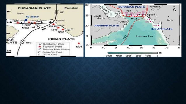 The Makran subduction zone. | PPTX