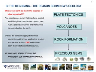 High level presentation on the geology of South Africa | PPT