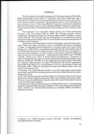 GEOLOGY OF SURINAME | PDF