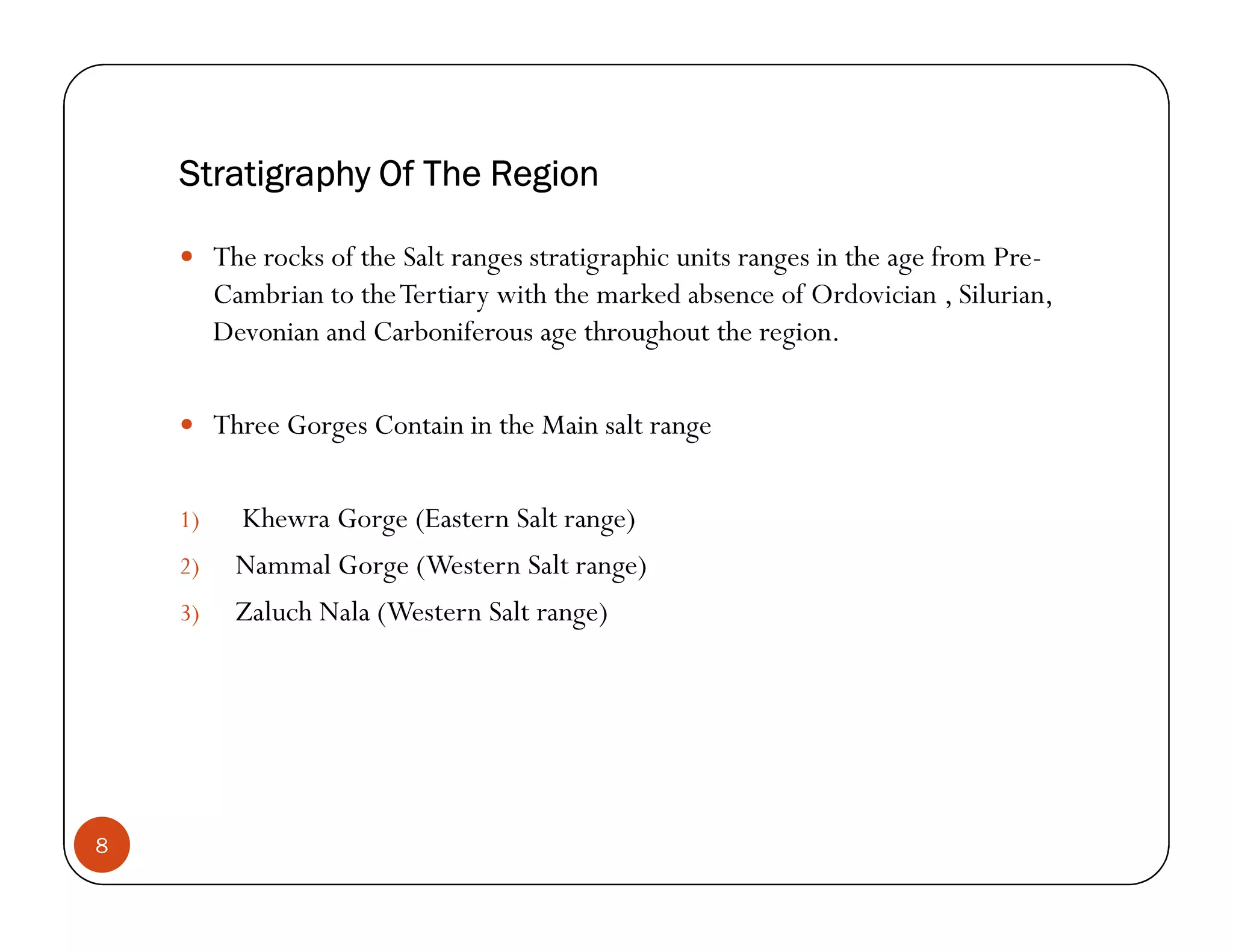 SALT RANGE | GEOLOGY OF PAKISTAN | PDF