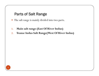 SALT RANGE | GEOLOGY OF PAKISTAN | PDF