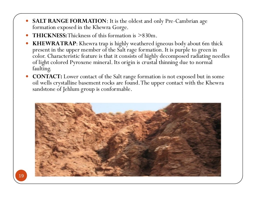 SALT RANGE | GEOLOGY OF PAKISTAN