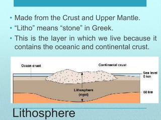 Geology powerpoint earth layers | PPTX