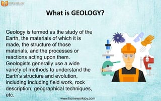 UNDERSTANDING OF GEOLOGY | PPT