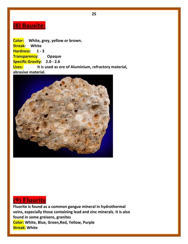 Geology practicals | PDF | Chemistry | Science