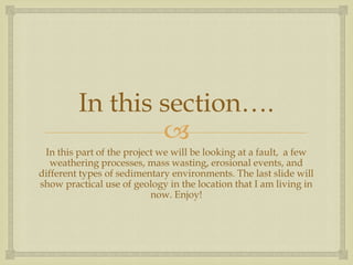 Geology project part two | PPTX | Geology | Science