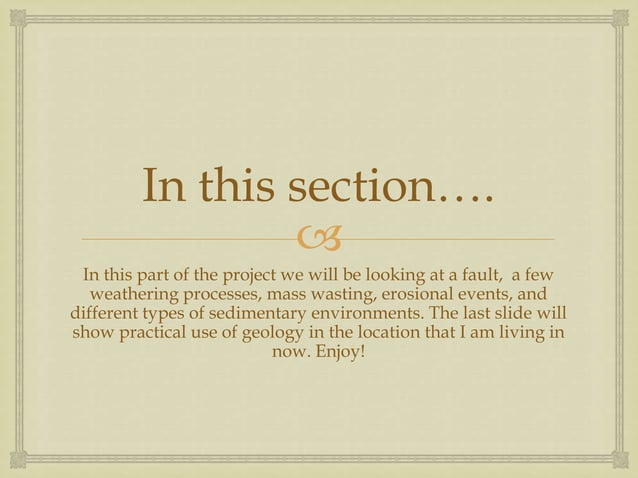 Geology project part two | PPTX | Geology | Science